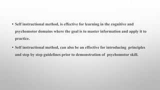 ppt on self instructional module.pptx | Educational Assessment | Education
