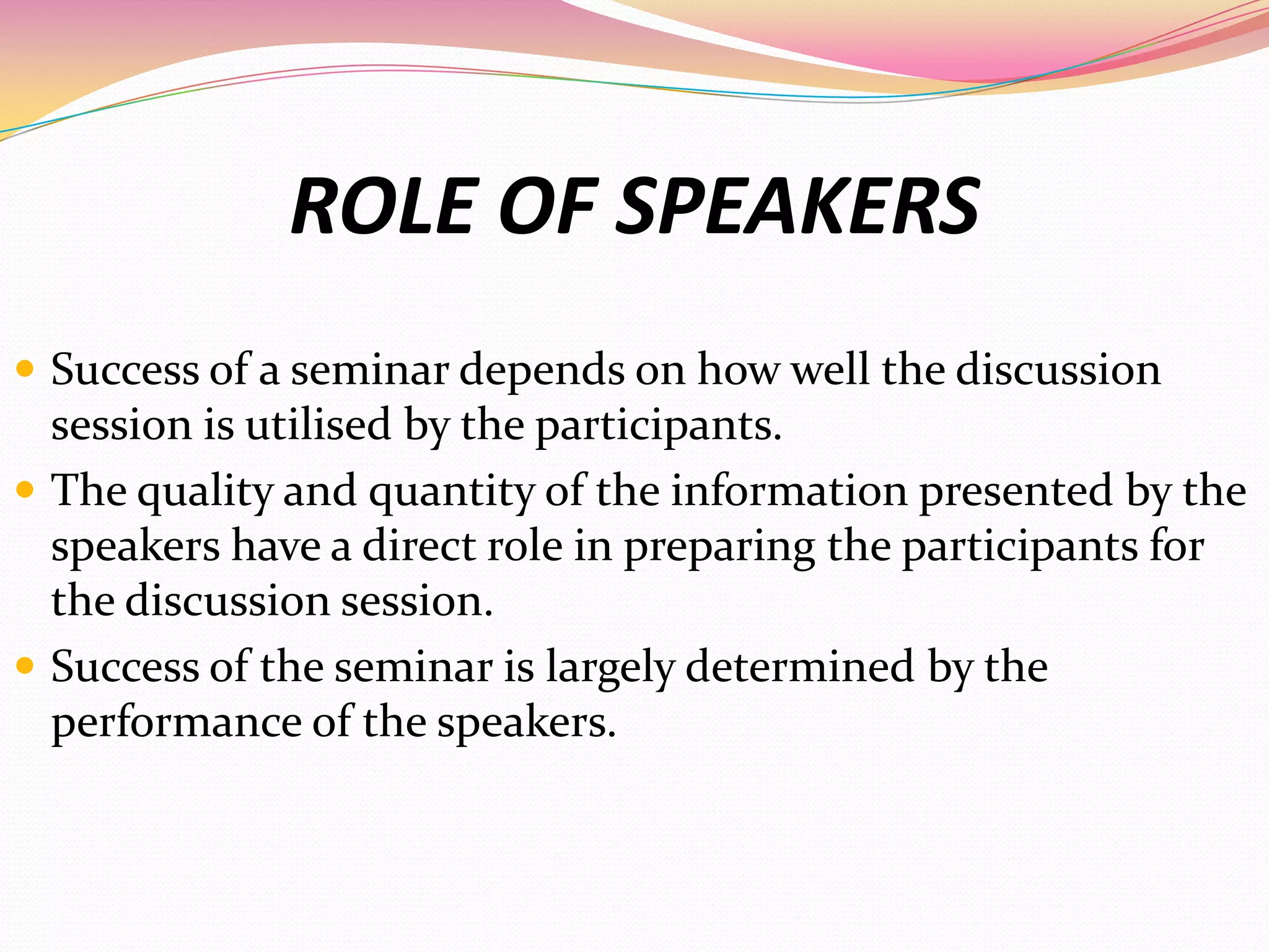 Ppt on seminar | PPTX