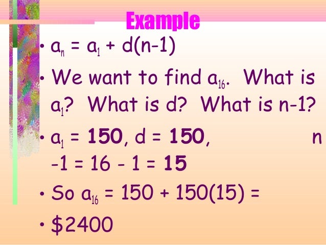 Ppt on sequences and series by mukul sharma