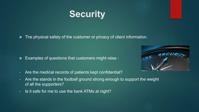 presentation on 10 dimensions of service quality. | PPTX