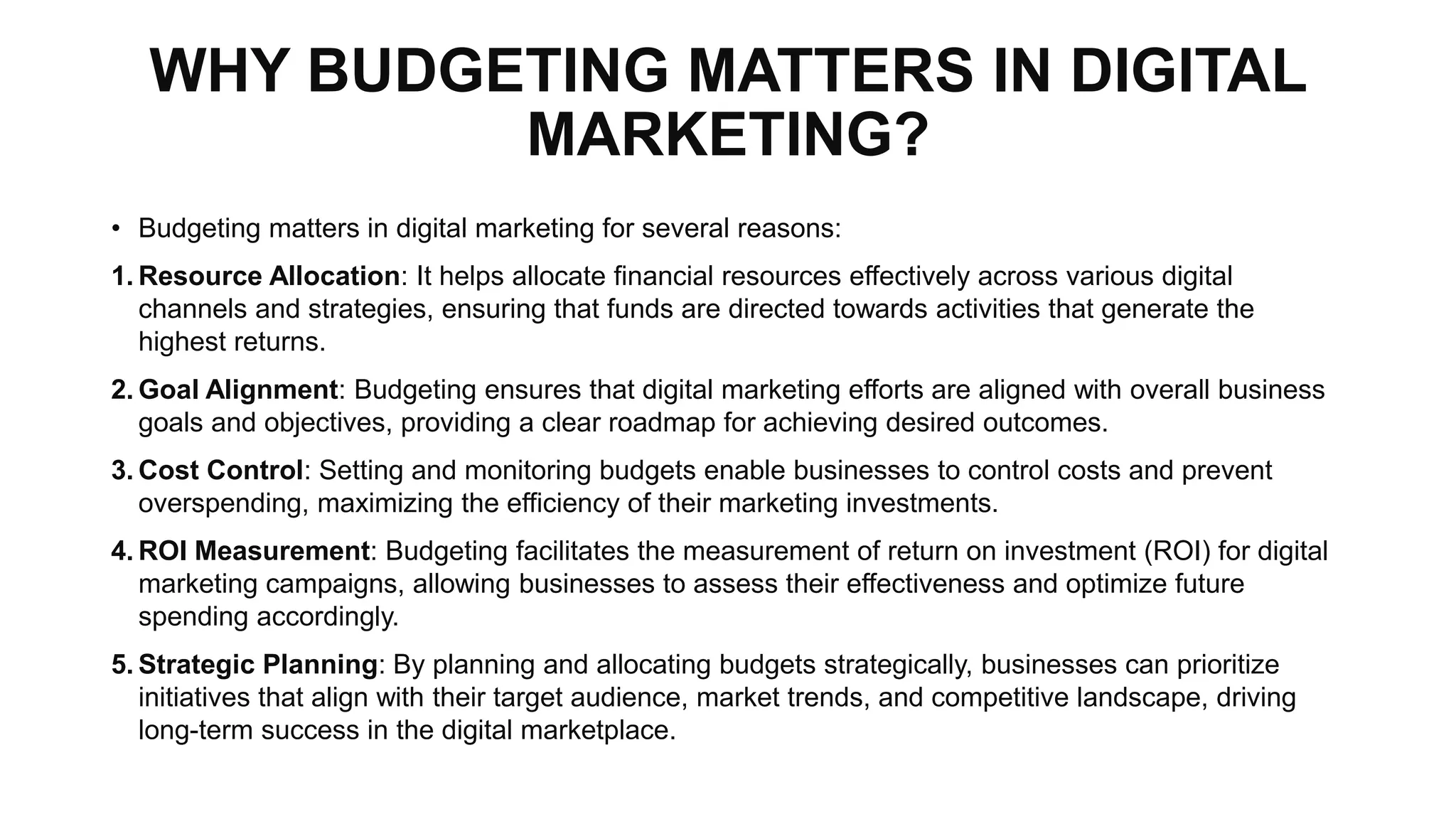 ppt on significance of digital marketing budgeting and controlling cost.pptx