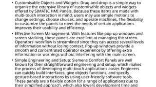 How SIMATIC HMI Comfort Panels Simplify Multi-Touch Operation | PPT