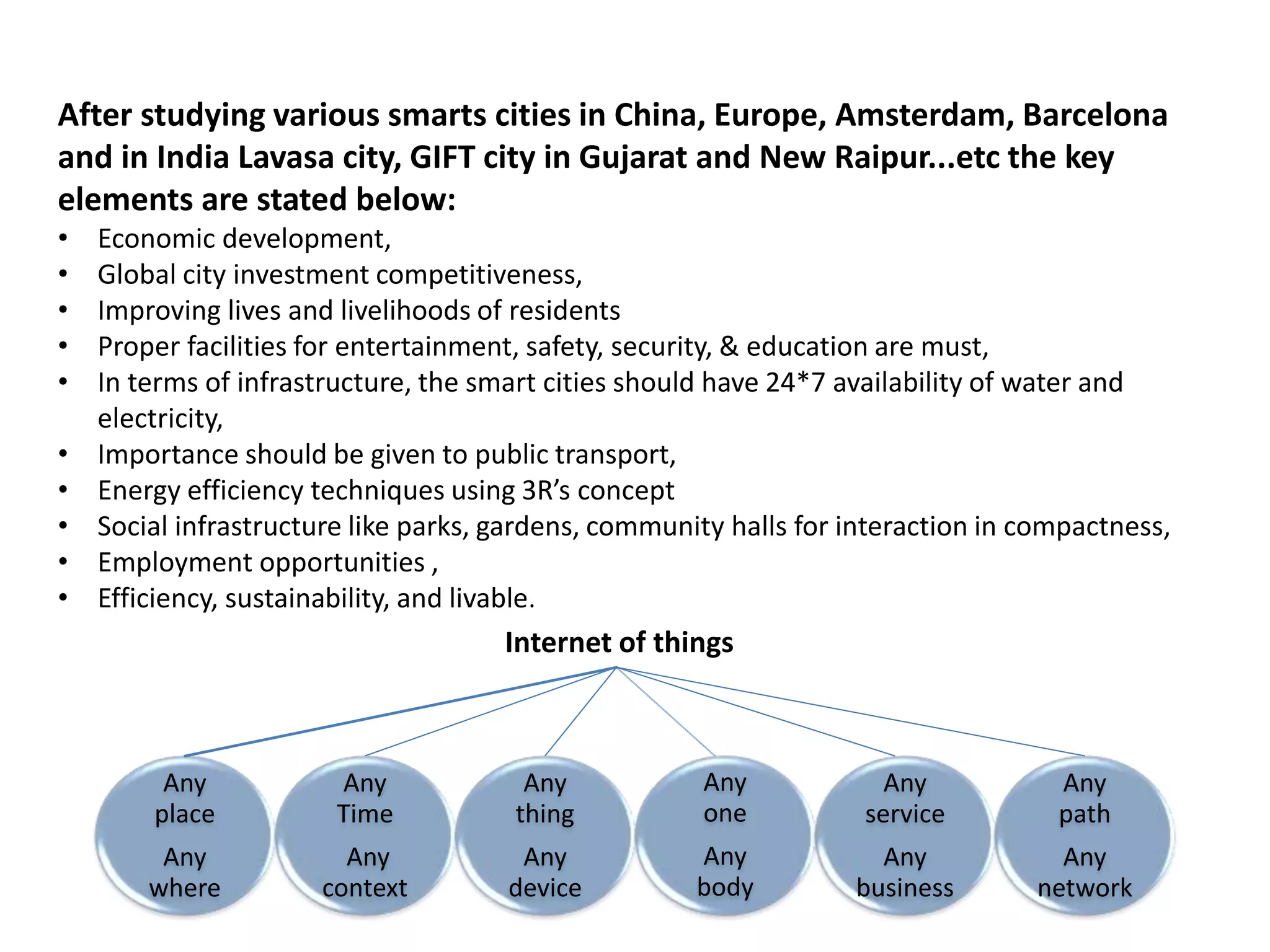 PPT on SMART city | PPTX