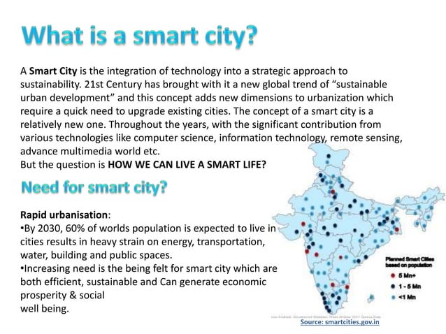 PPT on SMART city | PPTX