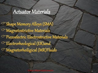 Smart materials (actuator) | PPTX