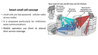 Ppt on smart small cell with hybrid beamforming for 5 g | PPTX