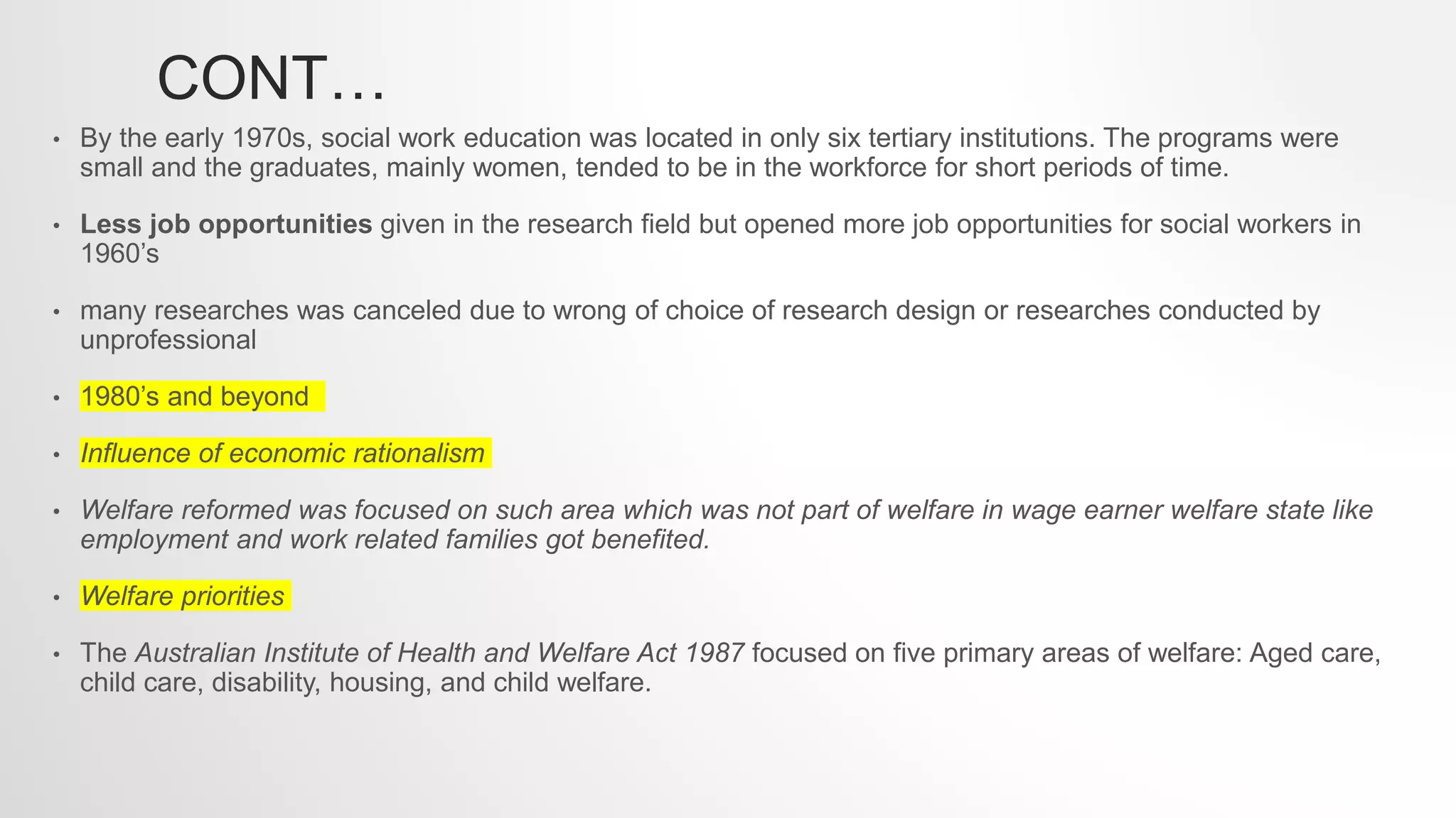 Ppt on social work practices in australia | PPTX