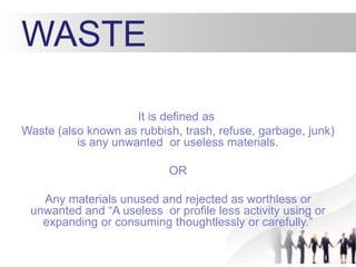 Ppt on solid waste managment | PPTX