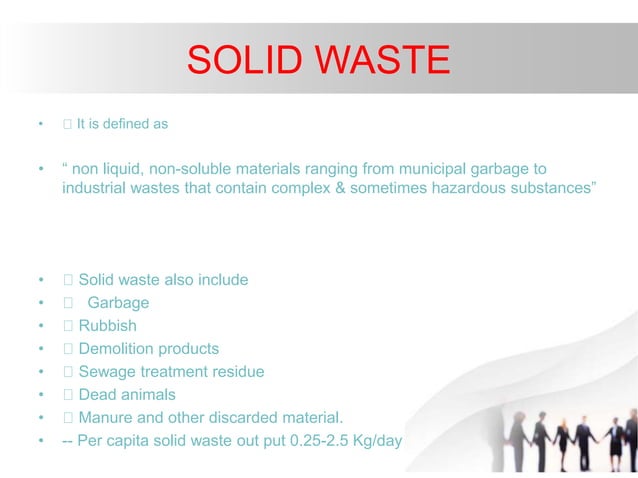 Ppt on solid waste managment | PPT