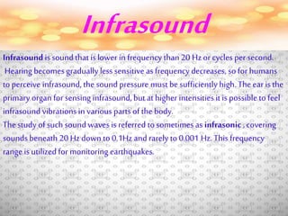 PPT ON SOUND BY MHFK | PPTX