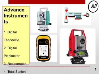 Special Instruments in Surveying | PPTX