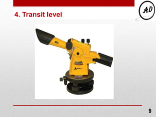 Special Instruments in Surveying | PPT