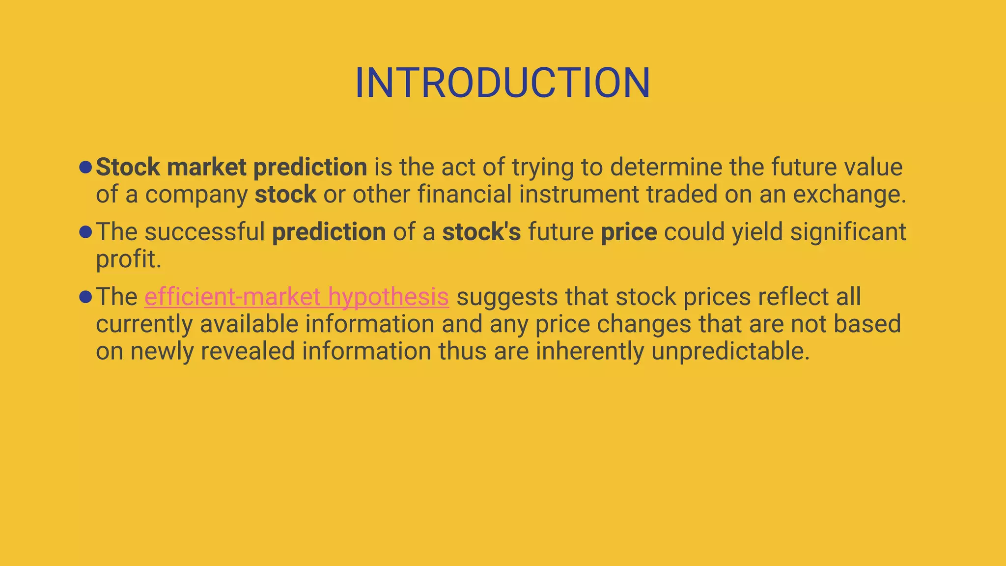 Stock Price Prediction | PPTX