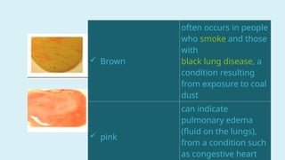 sputum culture definination and purposes. | PPT