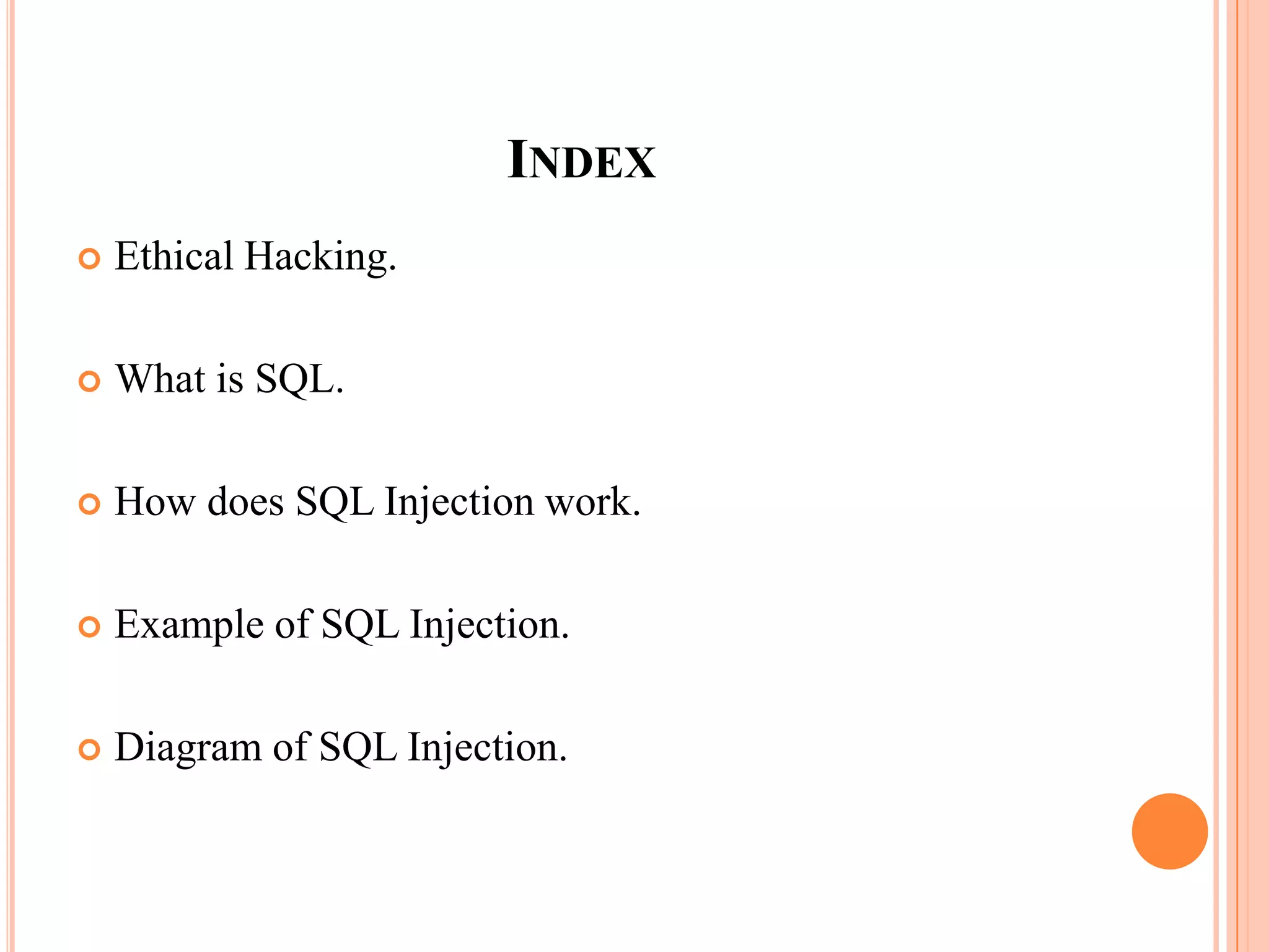 Ppt On Sql Injection Ppt
