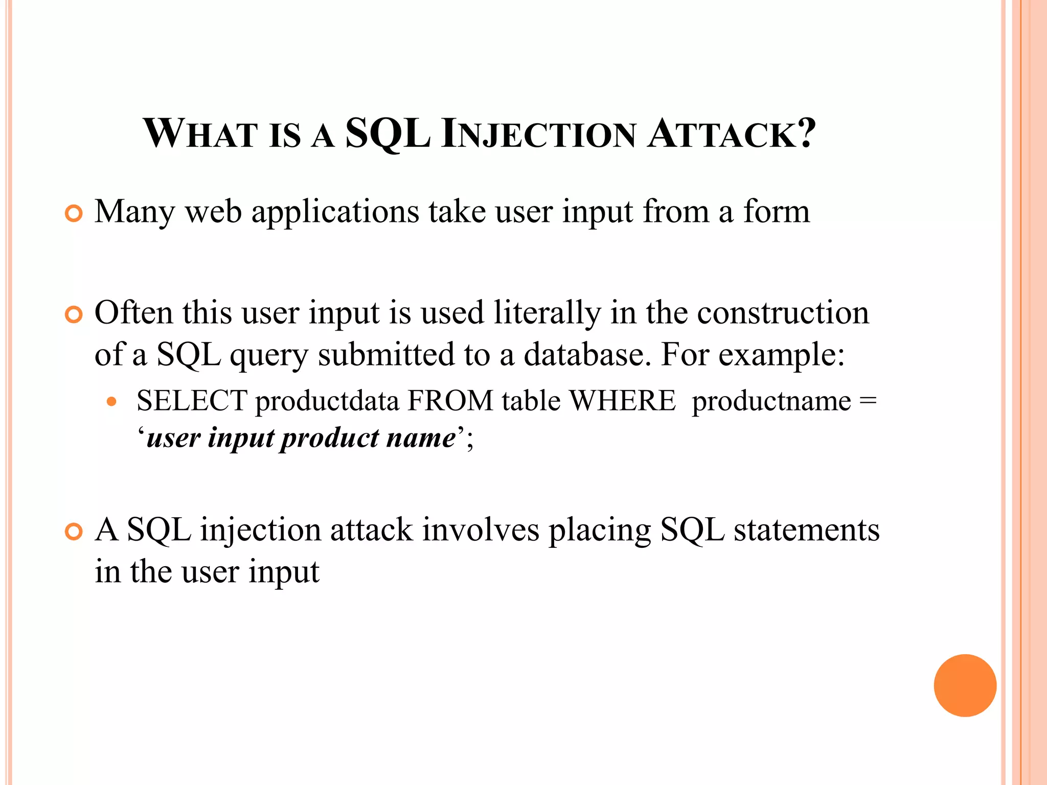 Ppt On Sql Injection Ppt