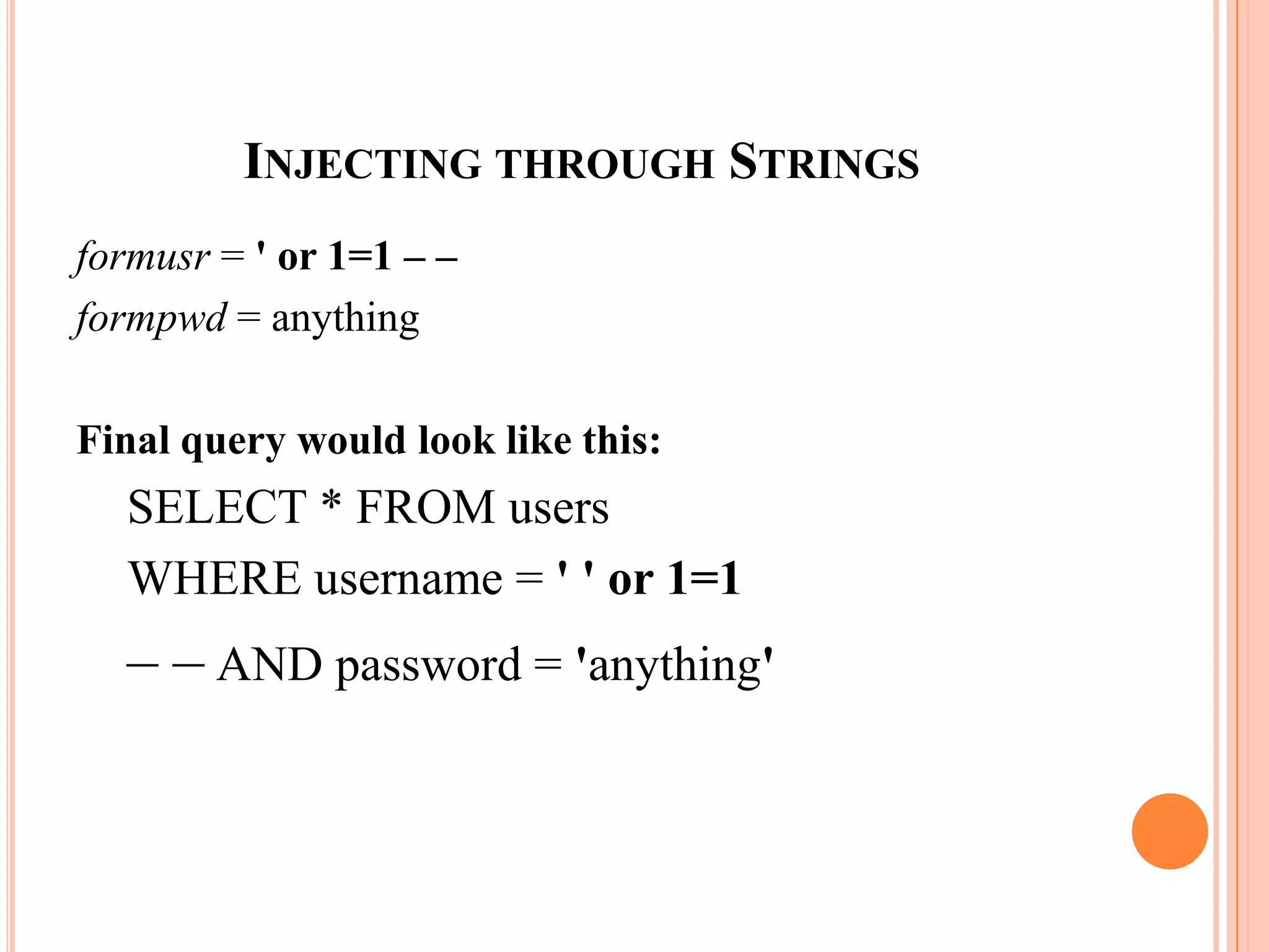 Ppt On Sql Injection Ppt