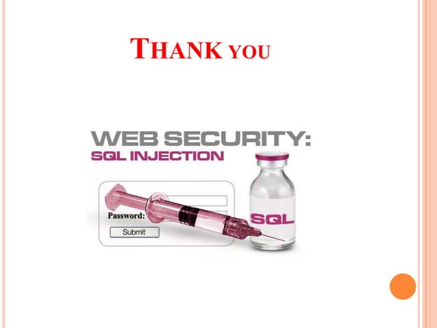 Ppt On Sql Injection Pptx Databases Computer Software And