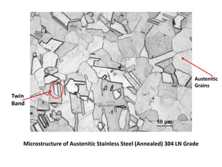 PPT on Stainless steels by Dr. R. Narayanasamy | PPTX
