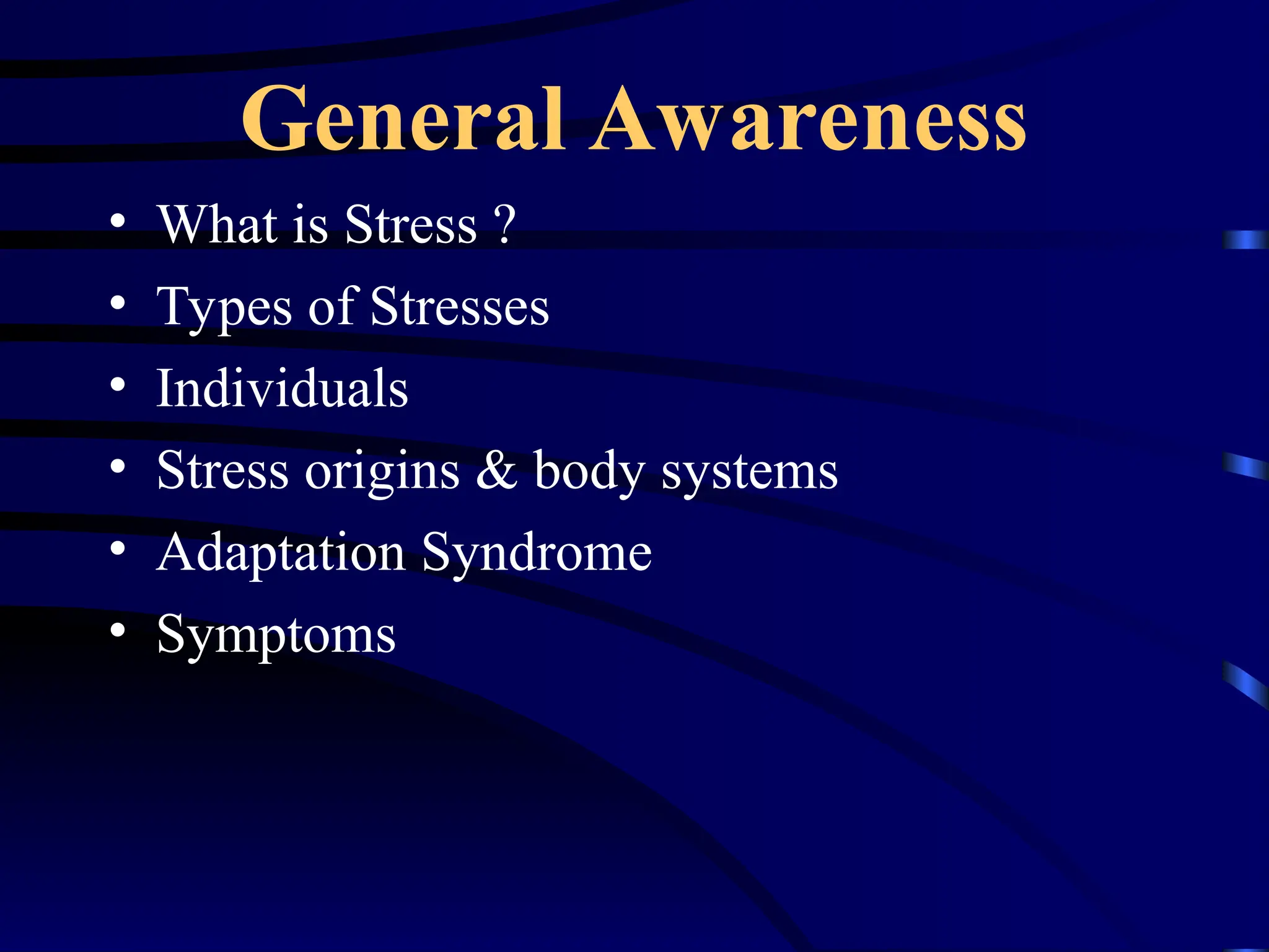 PPT on Stress management.ppt,Internal and | PPT