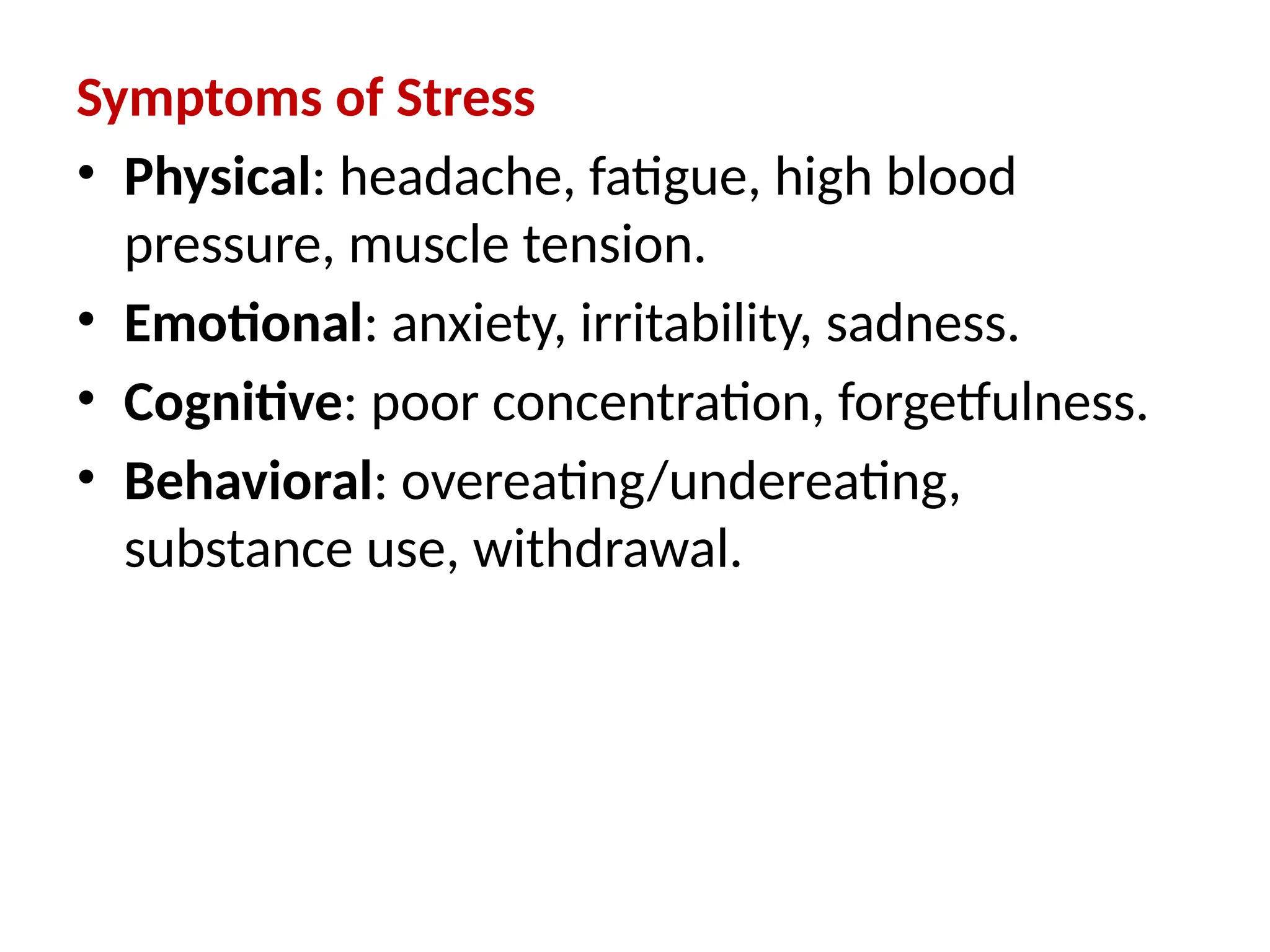 PPT on stress management.pptxDefine Stress and Stress Management ...