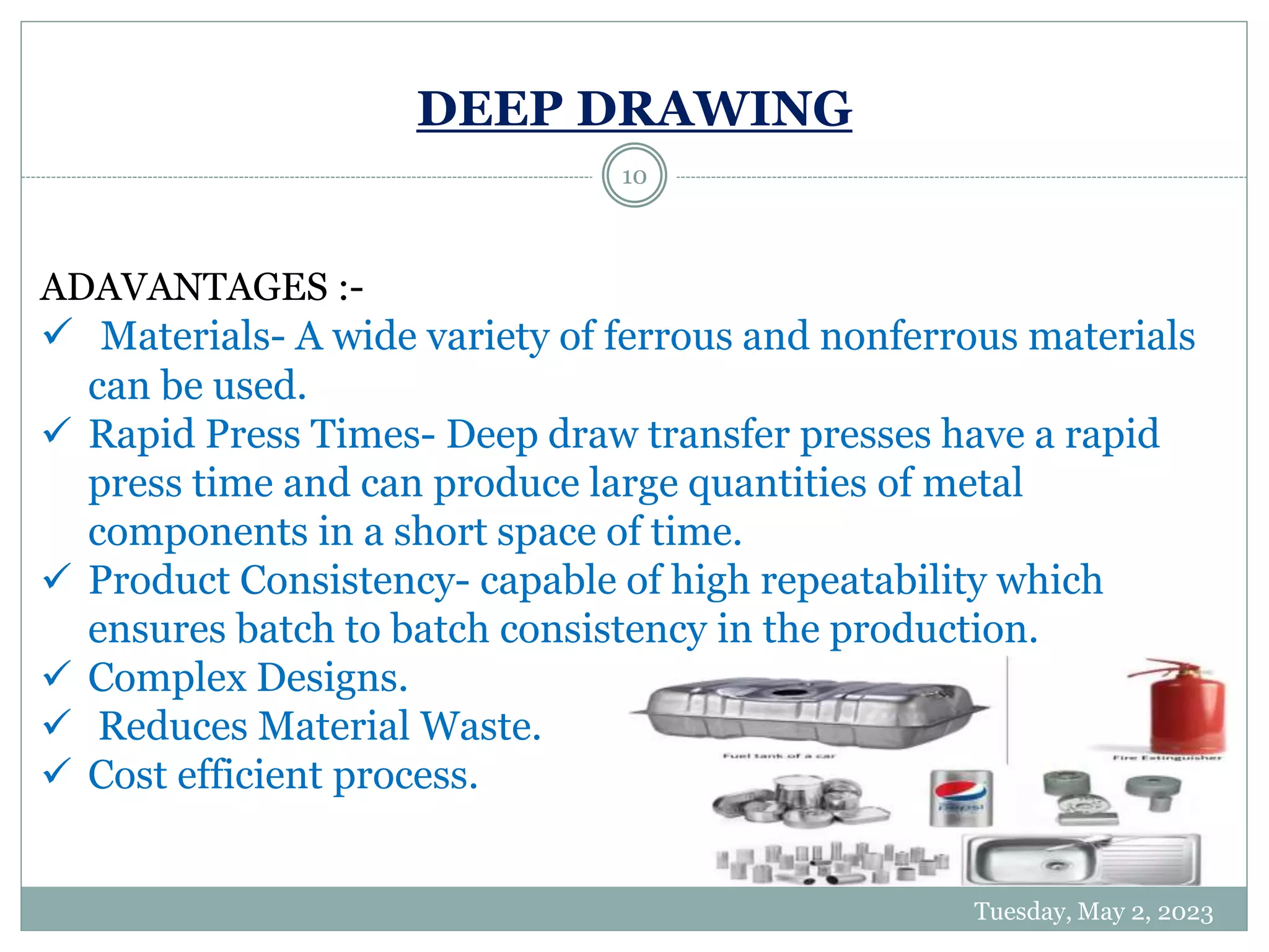 PPT on study about power press for blanking and deep drawing..pptx