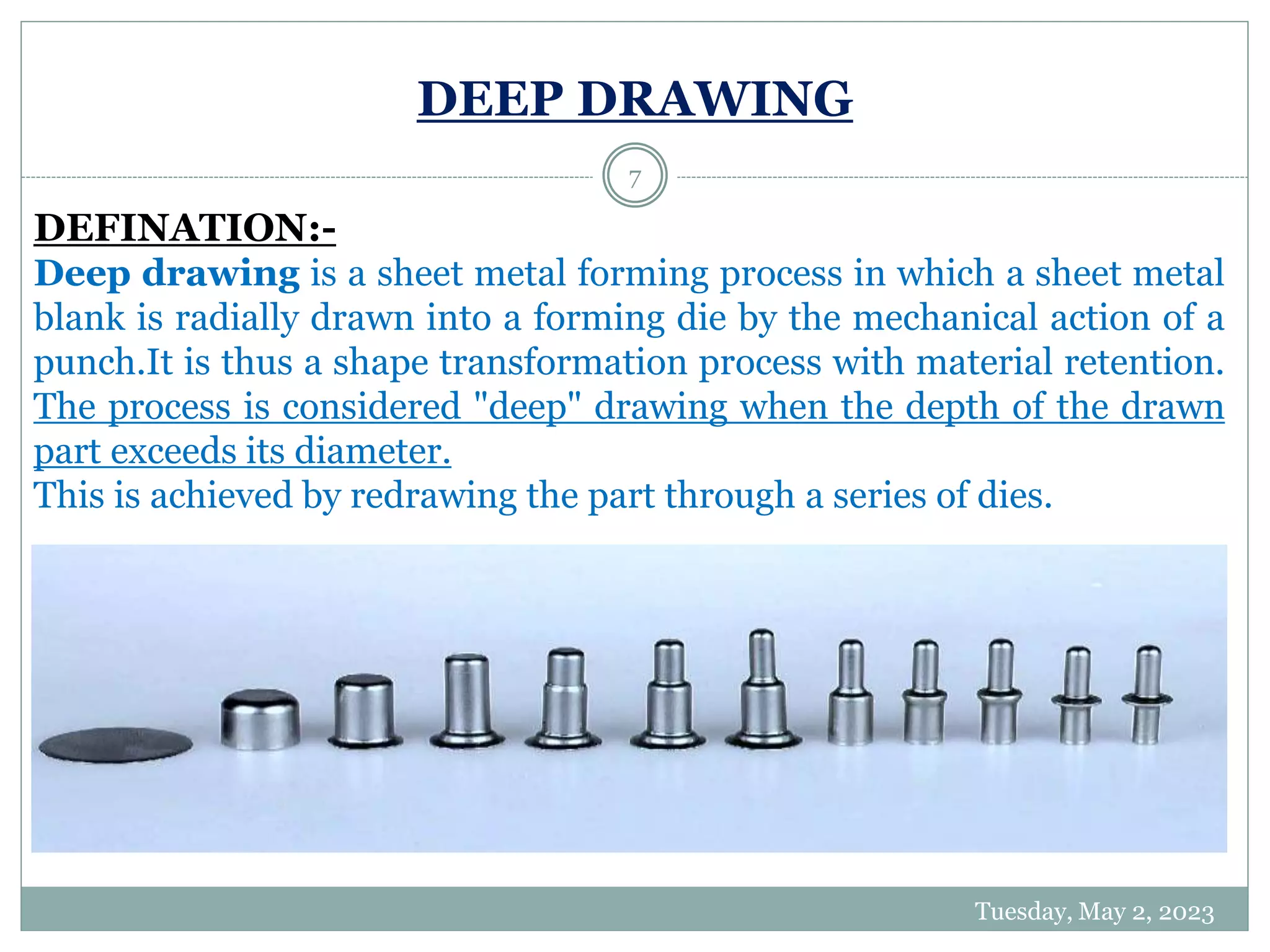 PPT on study about power press for blanking and deep drawing..pptx