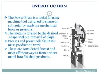 PPT on study about power press for blanking and deep drawing..pptx