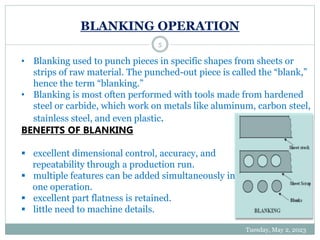 PPT on study about power press for blanking and deep drawing..pptx