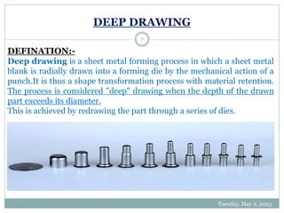 PPT on study about power press for blanking and deep drawing..pptx
