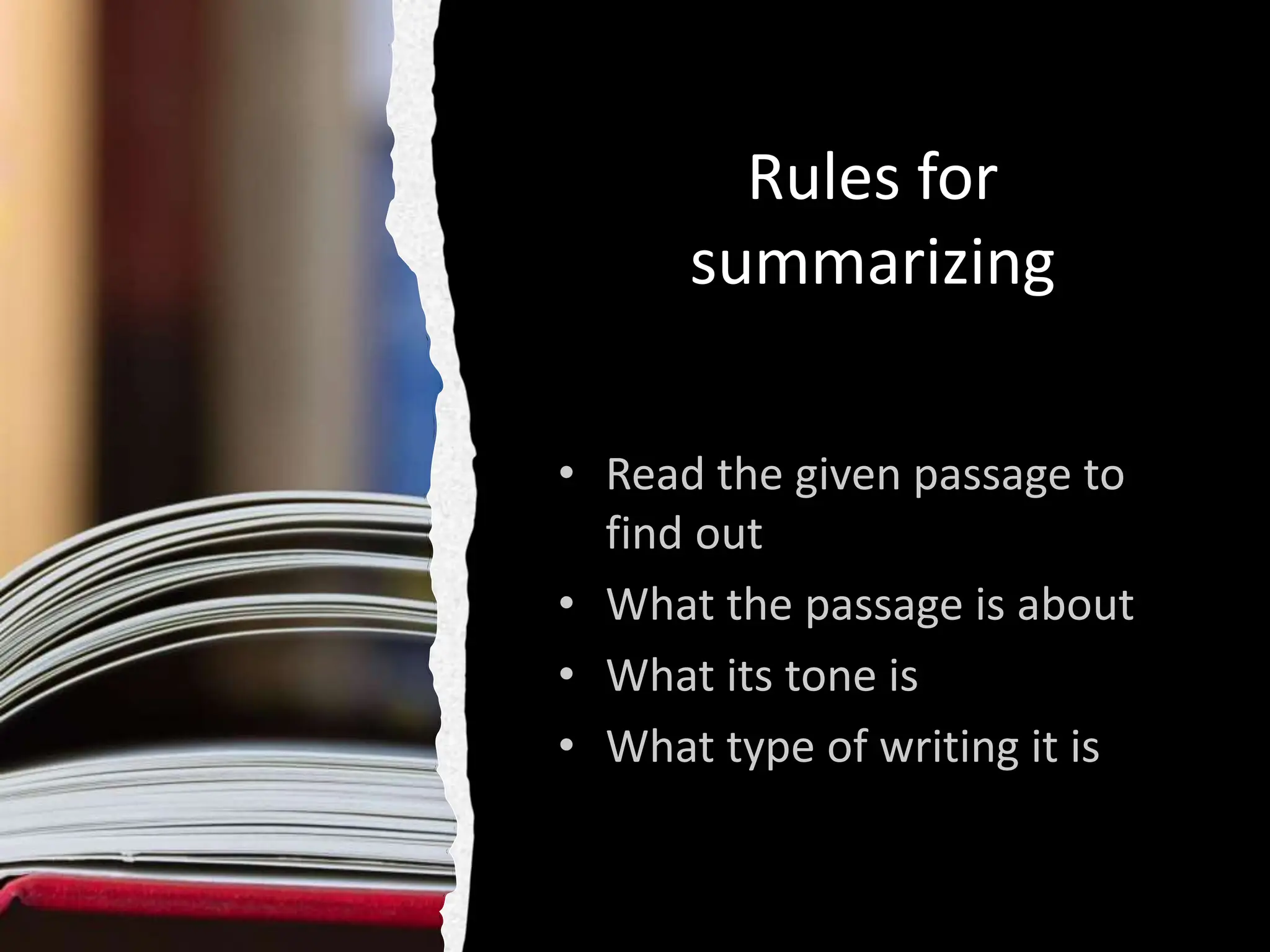 Powerpoint on Summarization of a passage.pptx