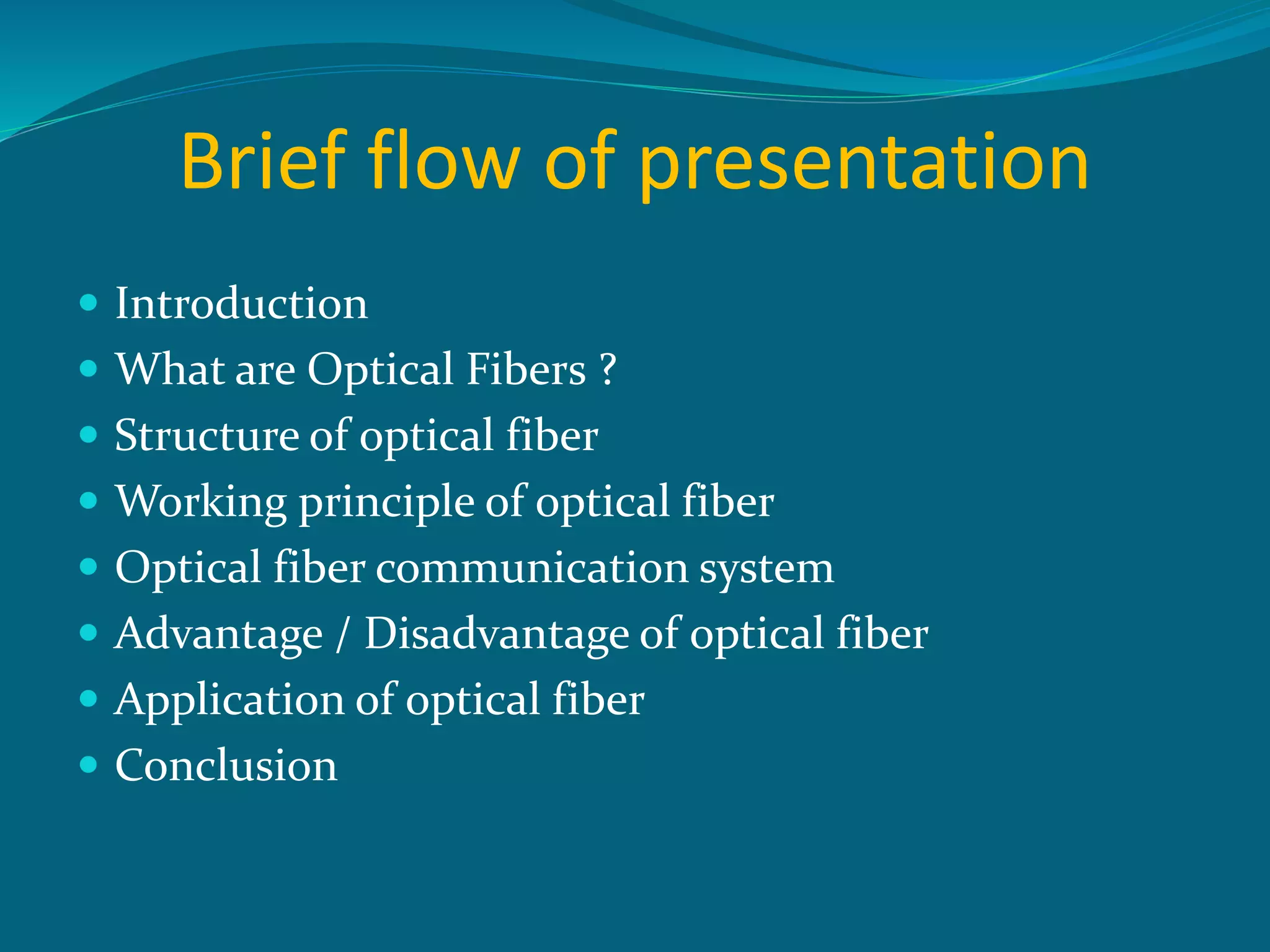 Ppt on optical fiber | PPTX