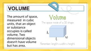 Comprehensive Guide to Volume and Surface Area in 3D Geometry | PPTX