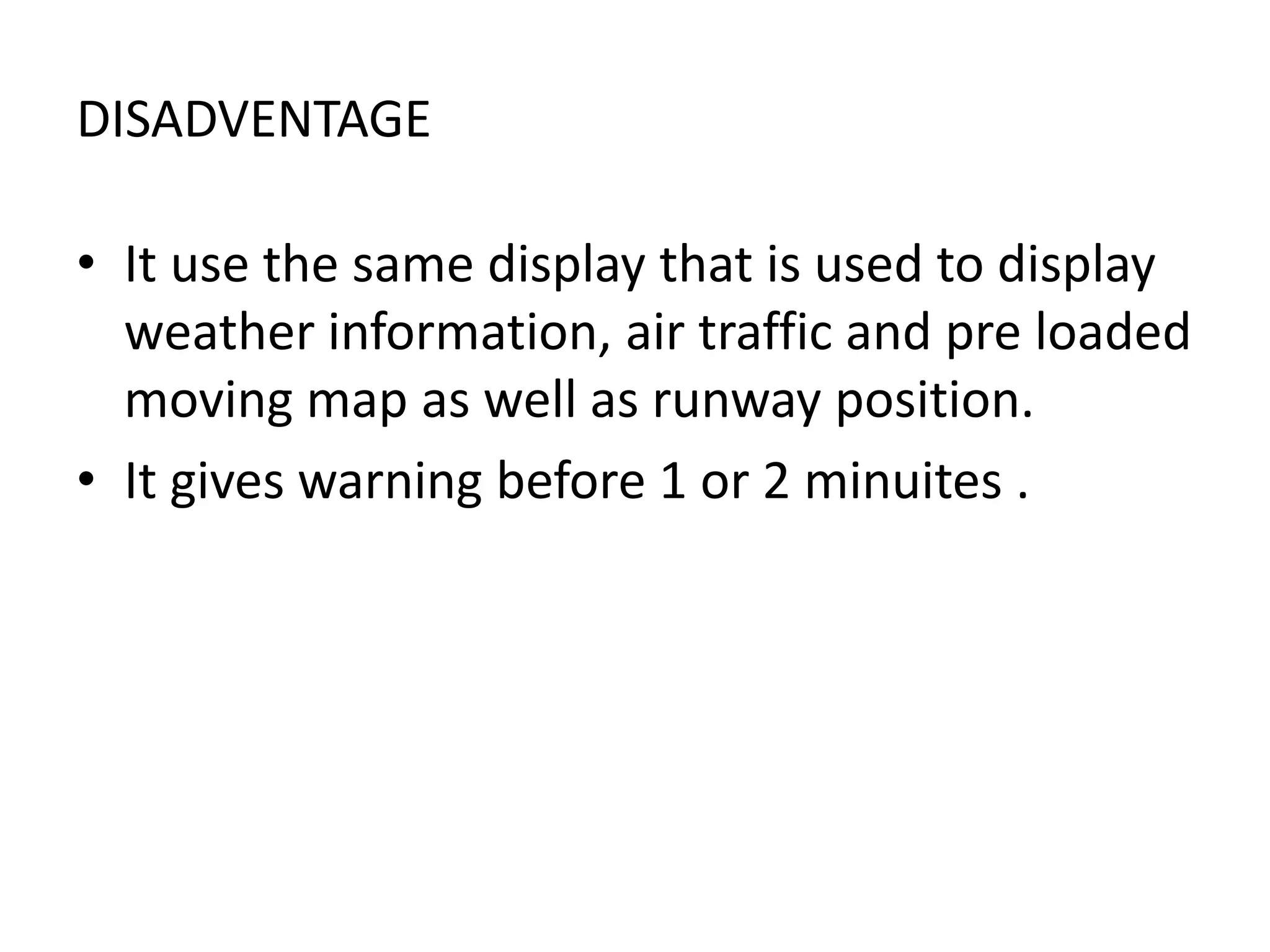 Ppt on terrain awareness warning system | PPTX