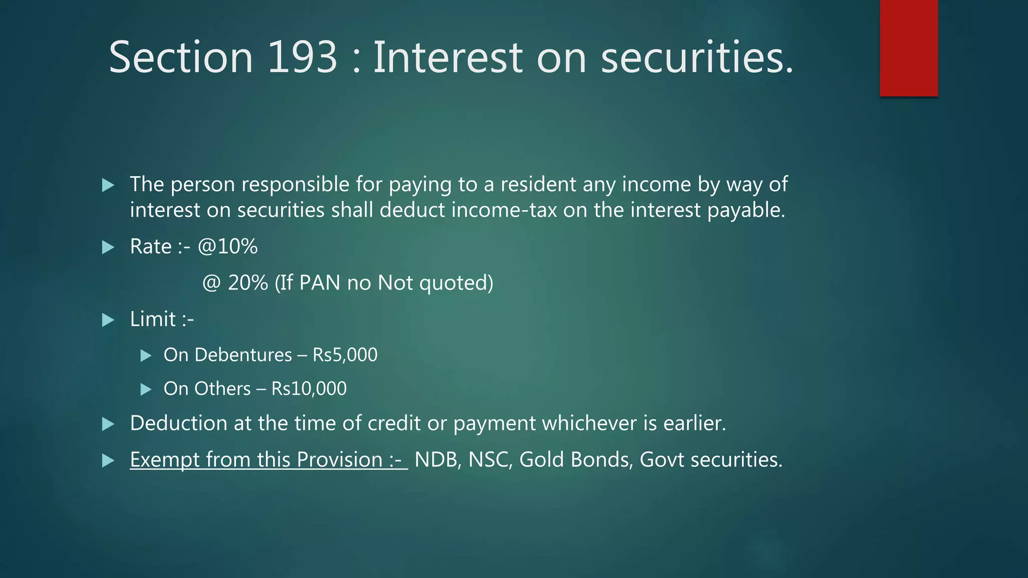 Ppt on tds | PPTX