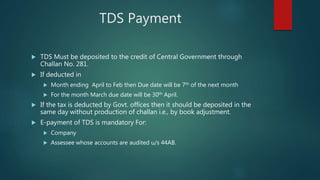 Ppt on tds | PPTX