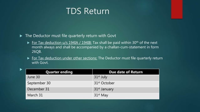 Ppt on tds | PPTX