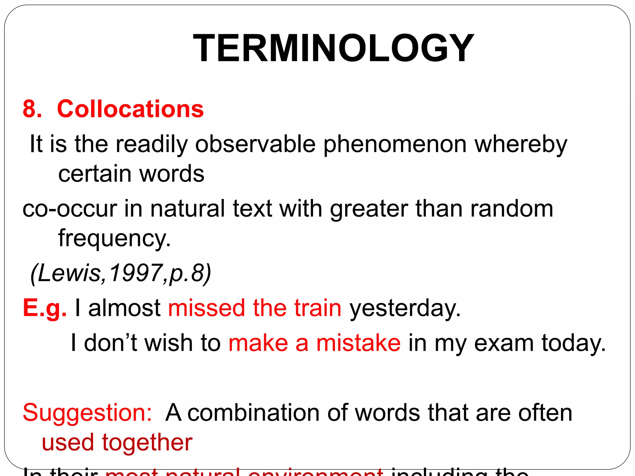 Teaching English vocabulary and grammar (by Desire Noumi T.) | PPT