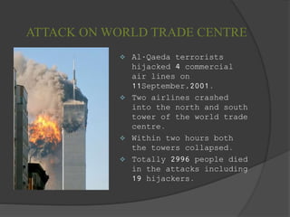Ppt on terrorism | PPTX