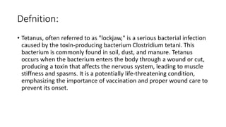 PPT on Tetanus by Zeeshan Mohammad….pptx