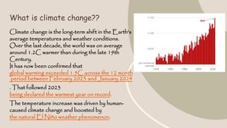 PPT on 'The Biology of the climate change' By Parthiv Sabhadiya(JNV ...