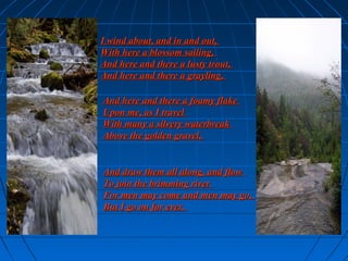 Ppt on the brook | PPT