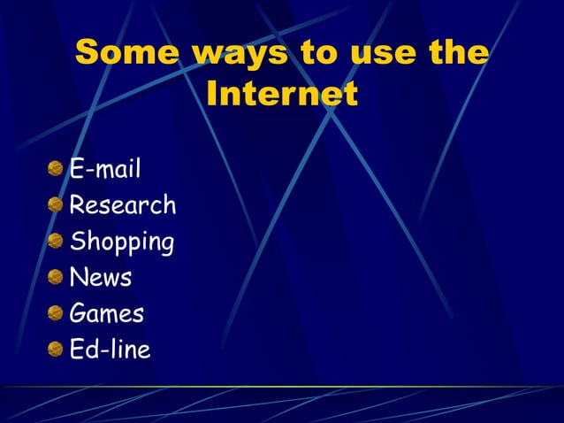 PPT on The Internet.ppt