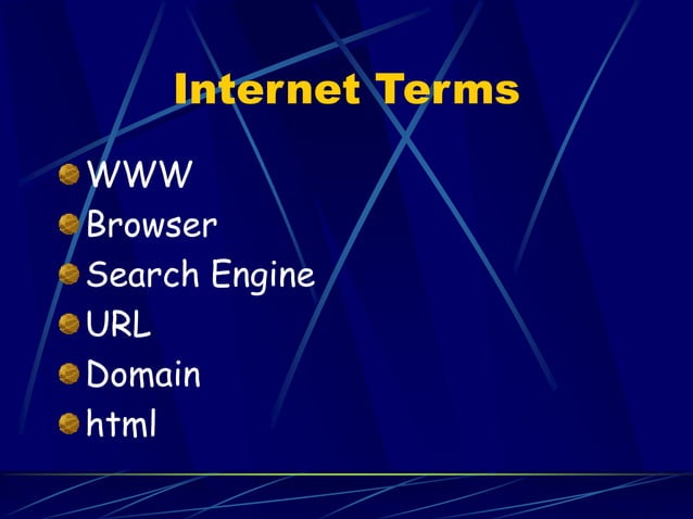 PPT on The Internet.ppt