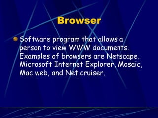 PPT on The Internet.ppt