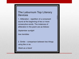 the laburnum top | PPTX