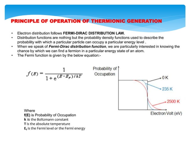 Presentation on thermionic converter for direct energy conversion | PPTX