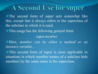 Ppt on this and super keyword | PPTX