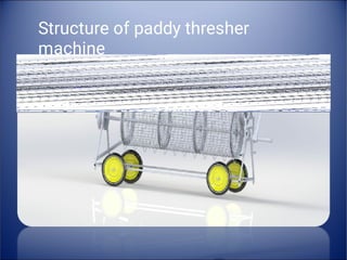 Presentation on thresher machine | PPT