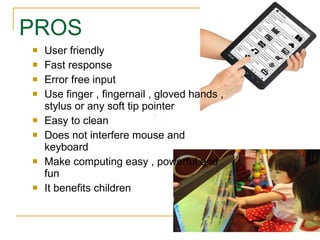 Ppt on touch screen | PPT